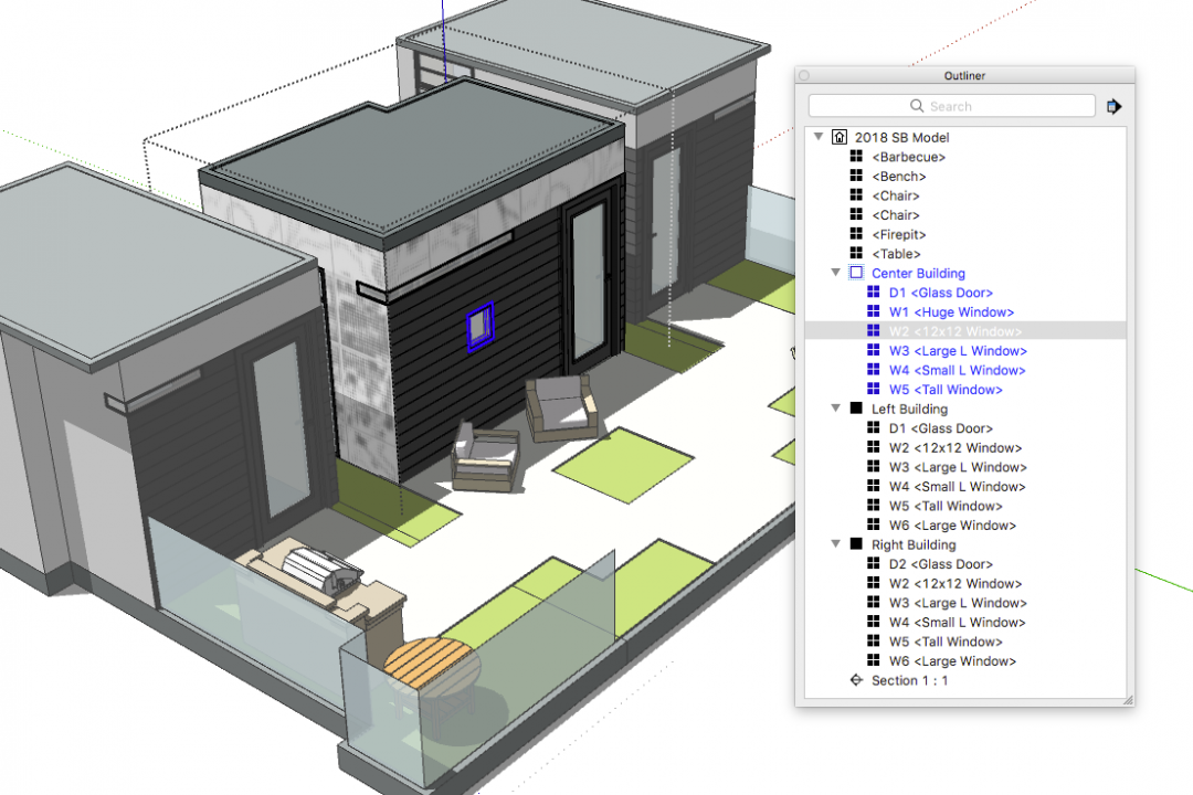 Aprender En Sketchup 2019 A Como Generar Ventanas Puertas Y Otros